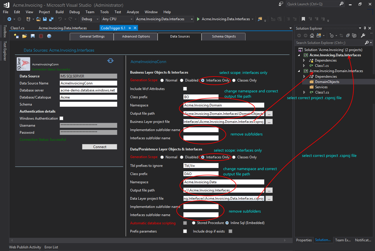 Code Trigger - Code Generation Tools For C# WPF WCF SQL SERVER/ORACLE ...