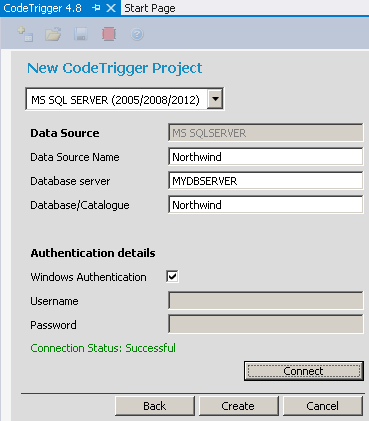 Code Trigger - Code Generation Tools For C# WPF WCF SQL SERVER/ORACLE/MYSQL VISUAL STUDIO